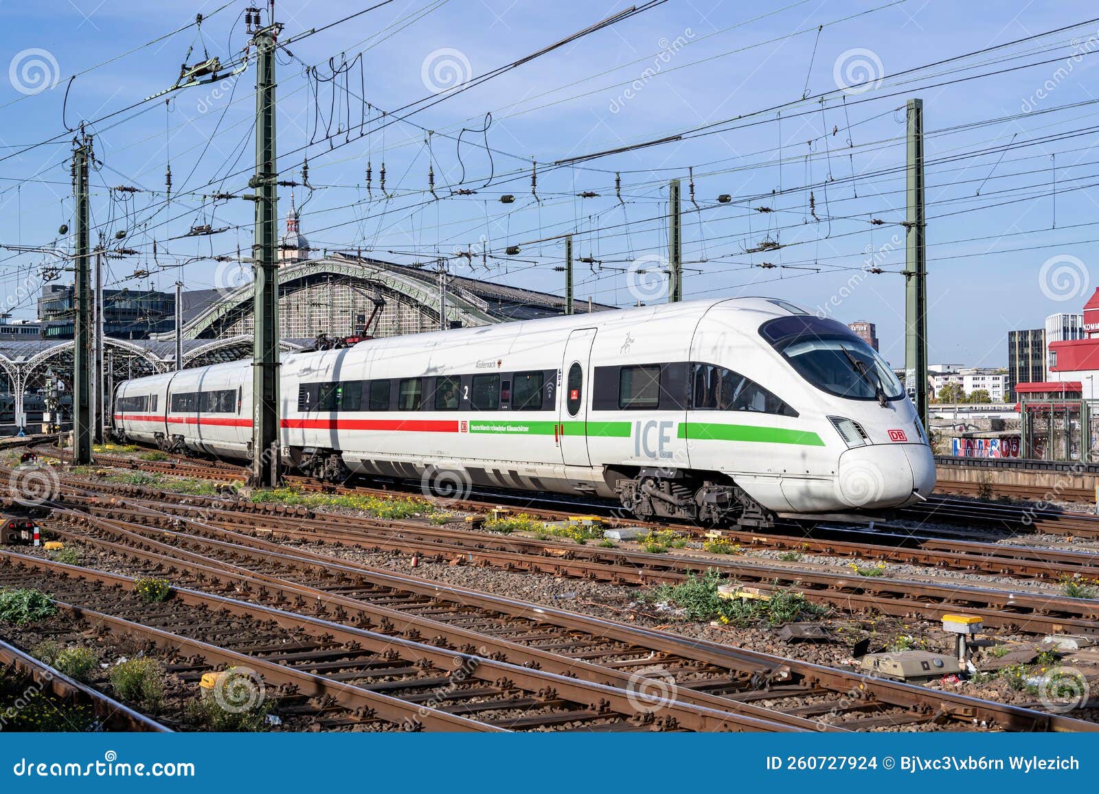 ICE 3 editorial stock image. Image of high, train, railroad - 260727924