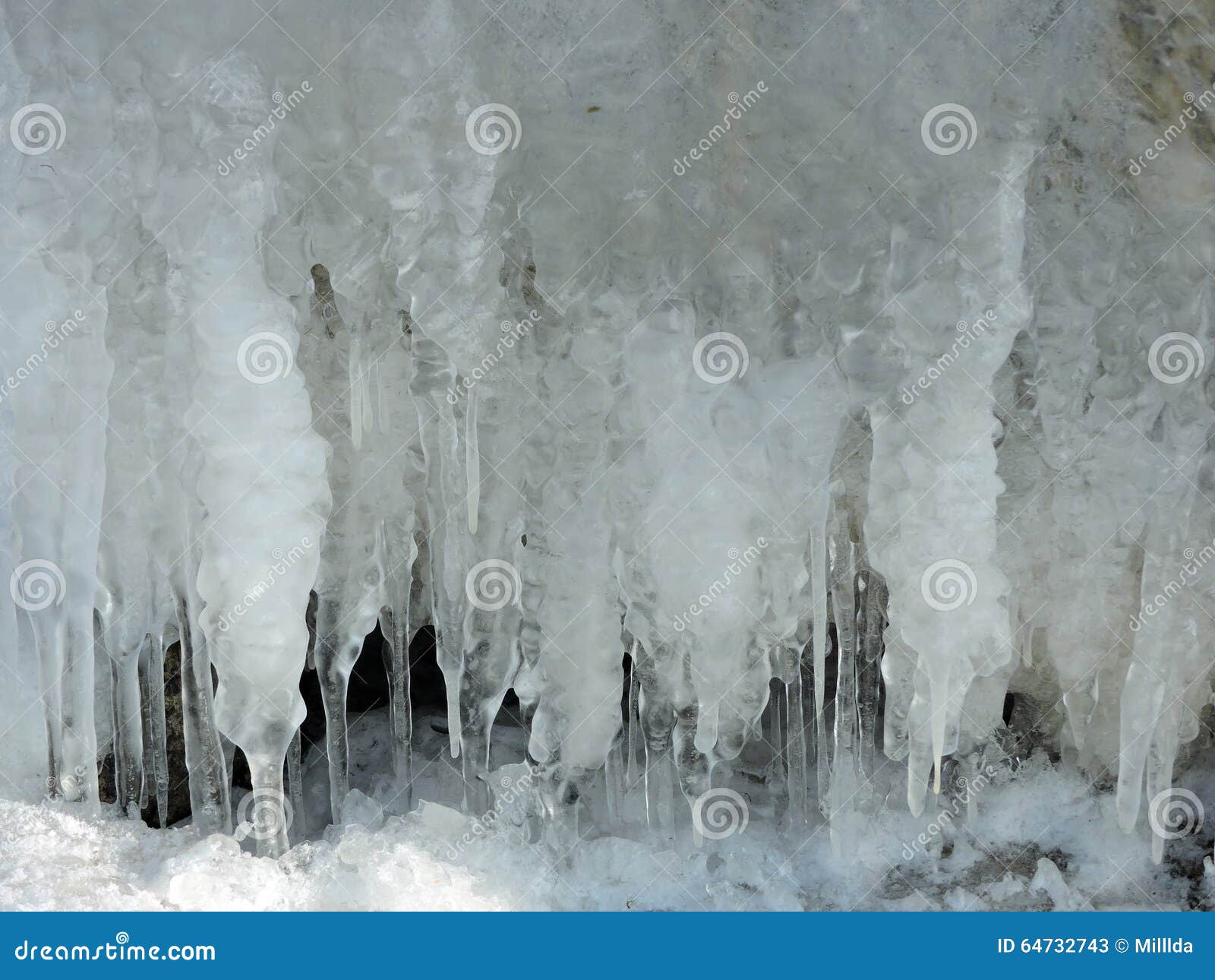 Ice icicles stock illustration. Illustration of abstract - 64732743