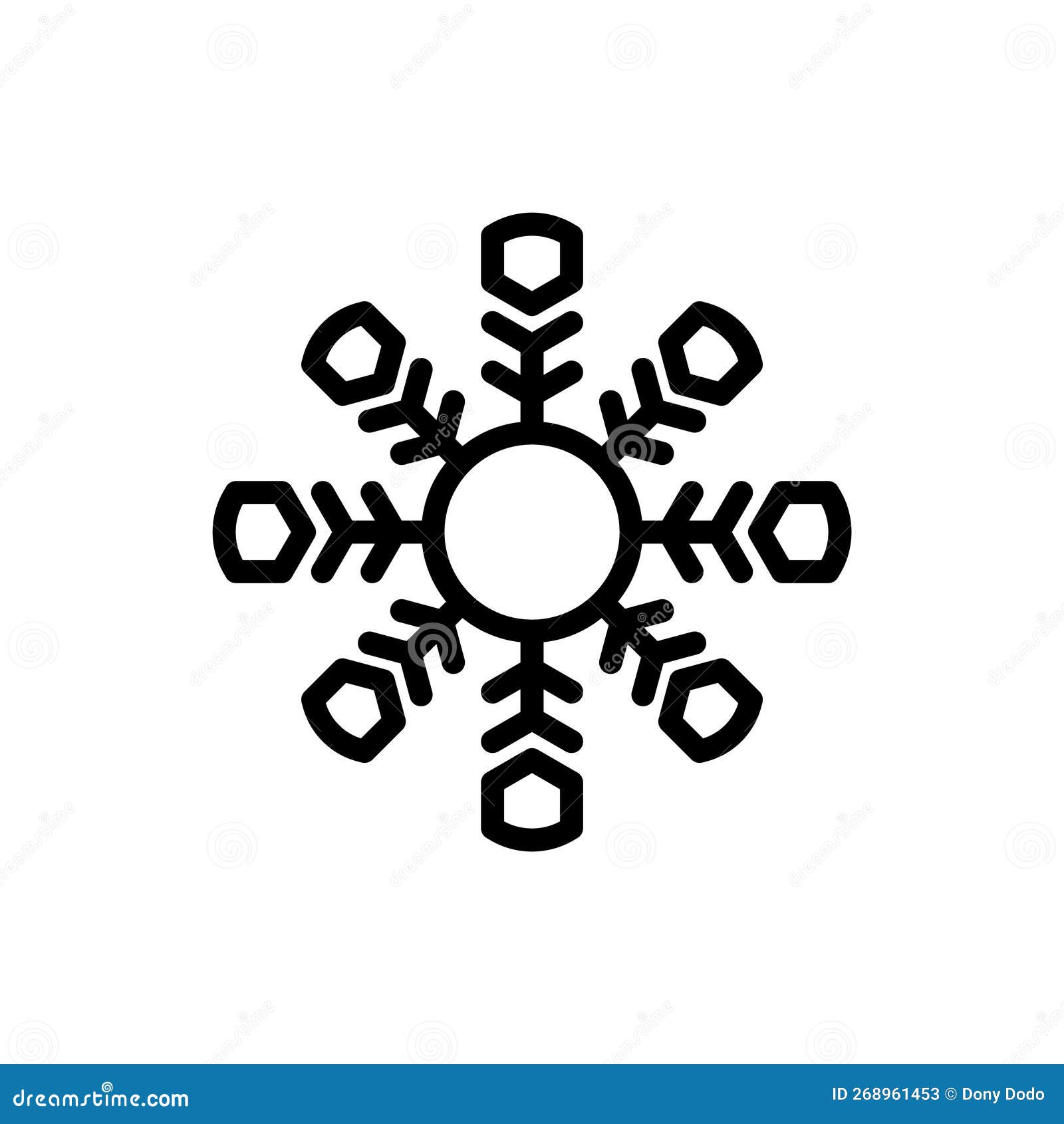Ice Icon Isolated on Black. Ice Symbol Suitable for Graphic Design and ...