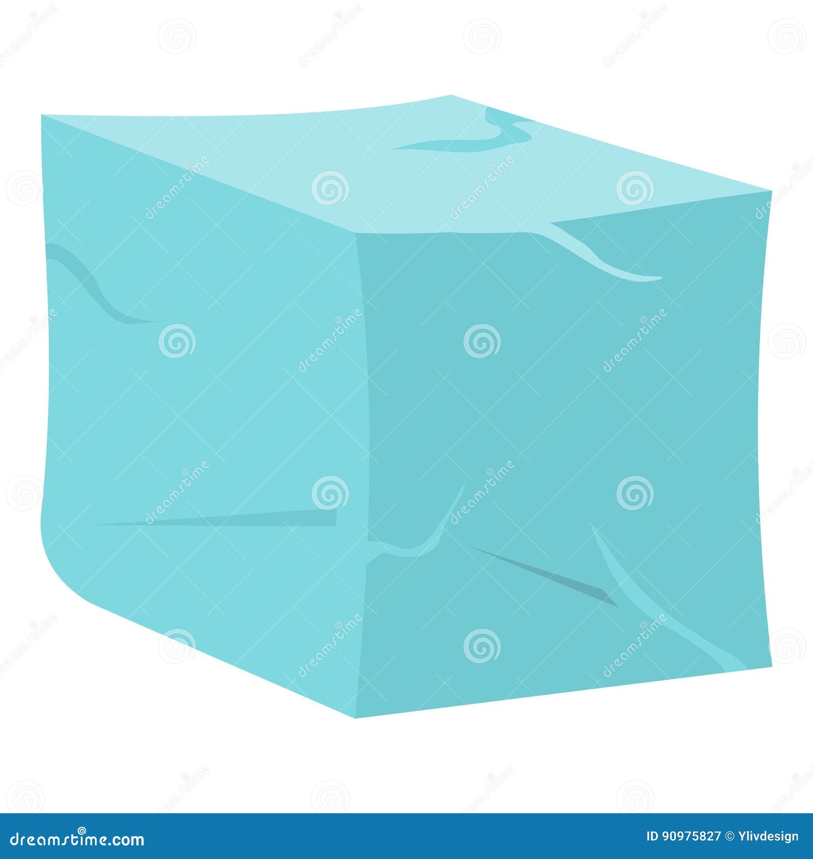 Ice icon isolated stock vector. Illustration of icon - 90975827