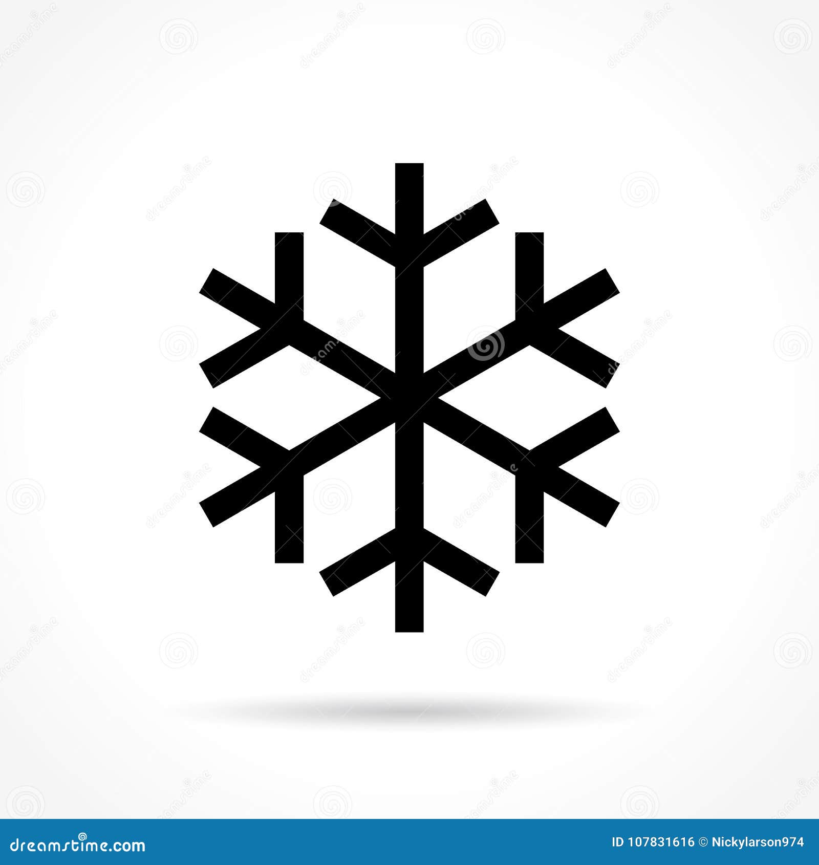Ice Icon on White Background Stock Vector - Illustration of vector ...