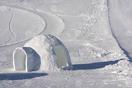 Ice igloo 2 stock image. Image of home, entrance, shelter - 1903945