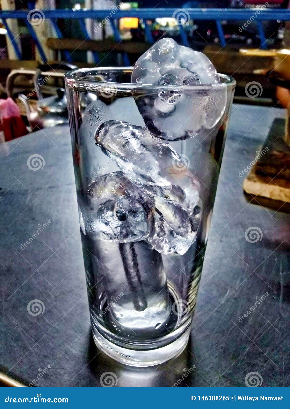 Ice, an Important Ingredient for All Drinks Stock Image - Image of ...