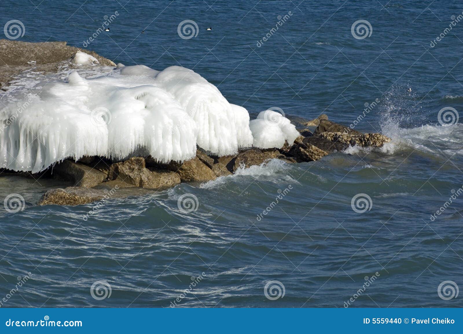 Ice island stock photo. Image of lake, stones, wave, sunset - 5559440