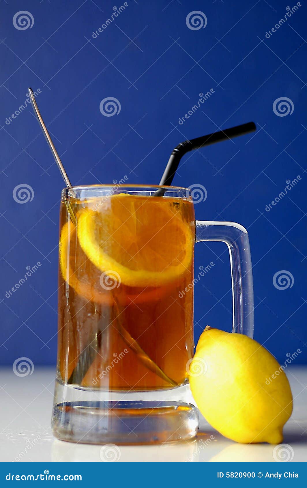 Ice Lemon Tea stock photo. Image of cocktail, drinks, tasty - 5820900