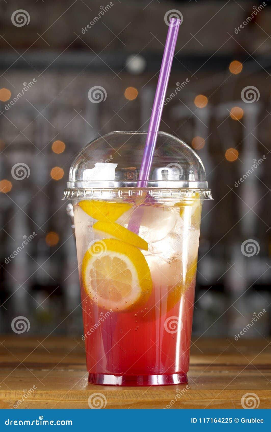 Ice Lemonade Red stock image. Image of sparkling, cafe - 117164225