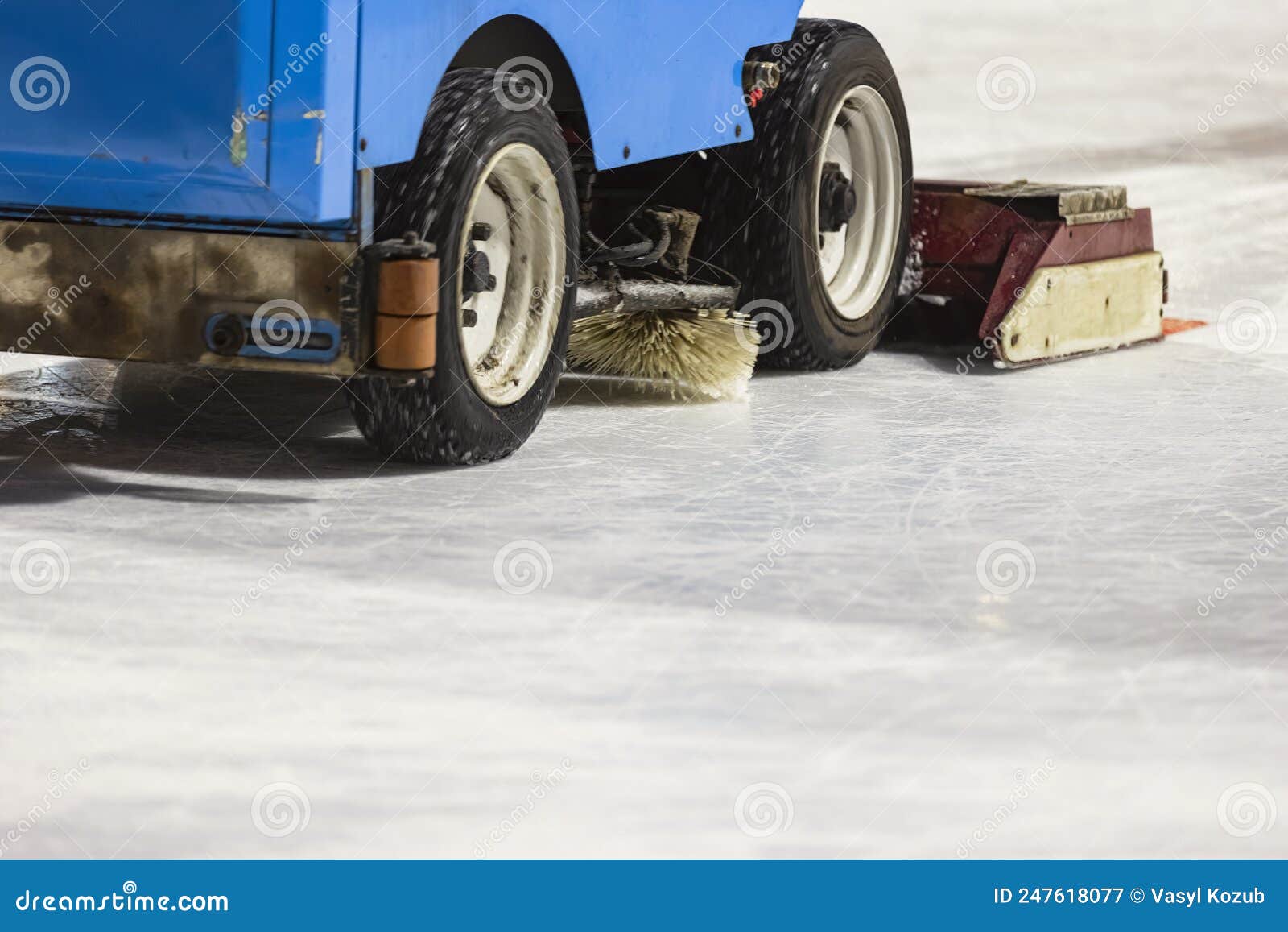 Ice leveling machine stock image. Image of empty, recondition - 247618077