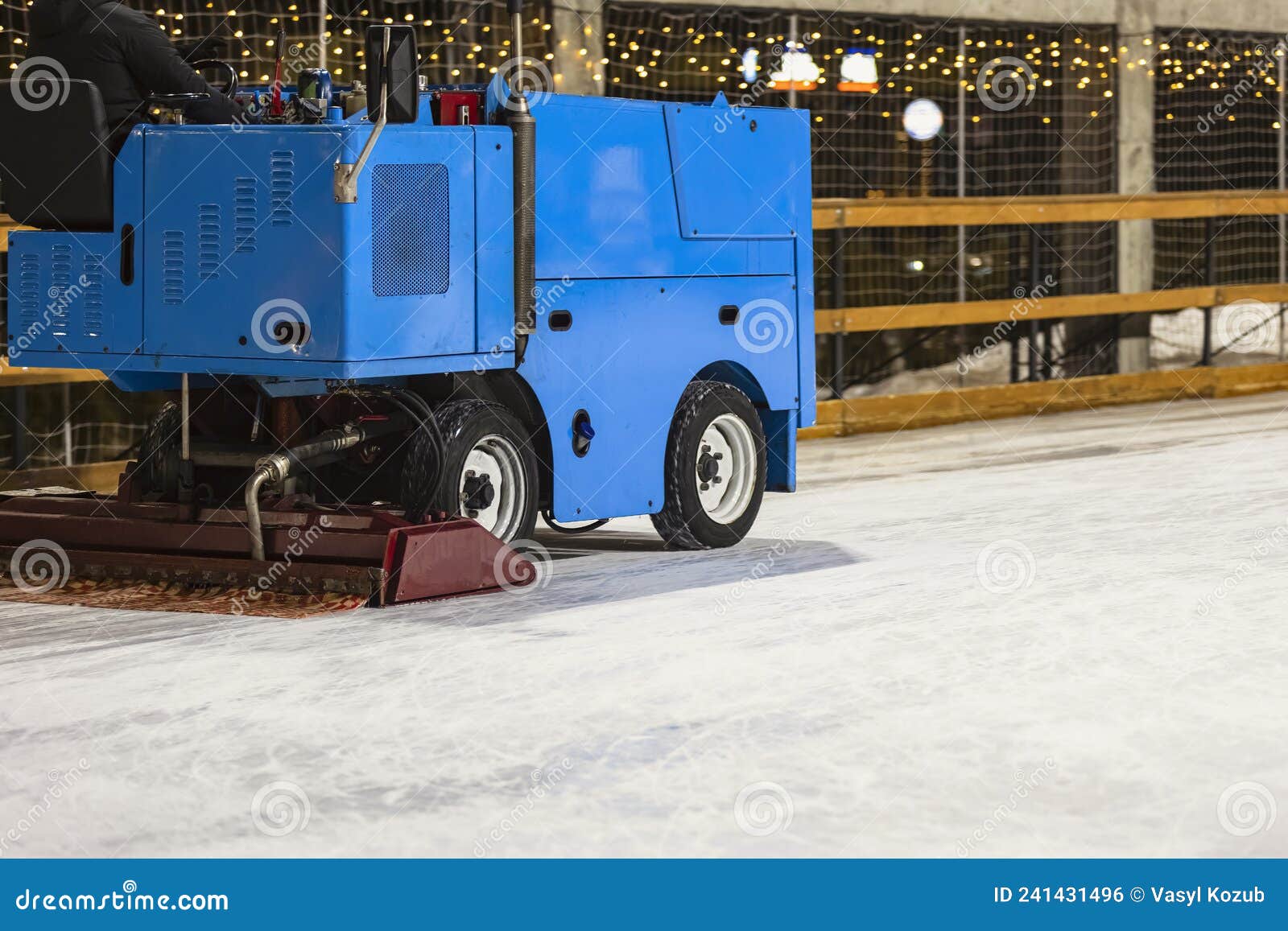 Ice leveling machine stock photo. Image of plane, surface - 241431496