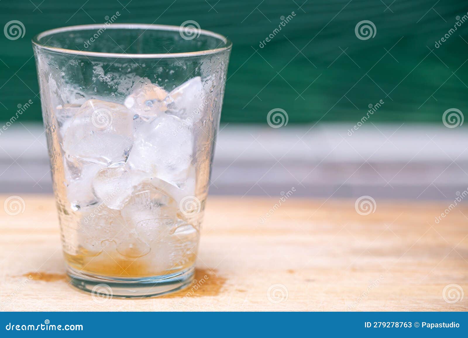Ice Liquid in the Glass. Ice Cube Stock Image - Image of drop ...