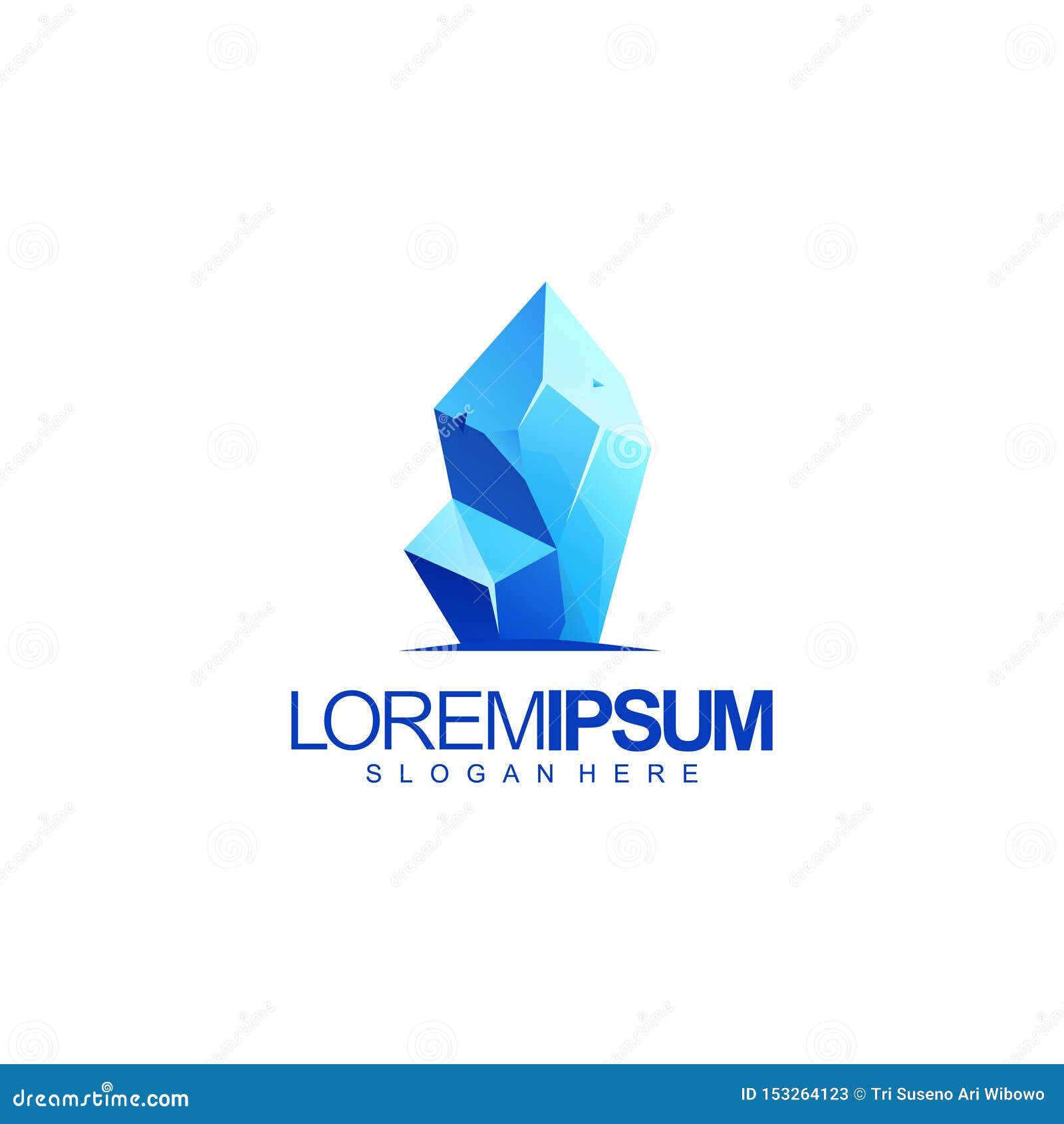 Ice Logo Design Vector Illustration Stock Illustration - Illustration ...