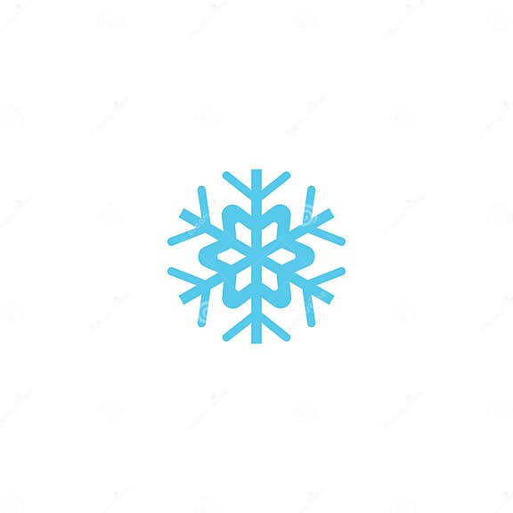 Ice Logo Vector Illustration Stock Vector - Illustration of snow ...