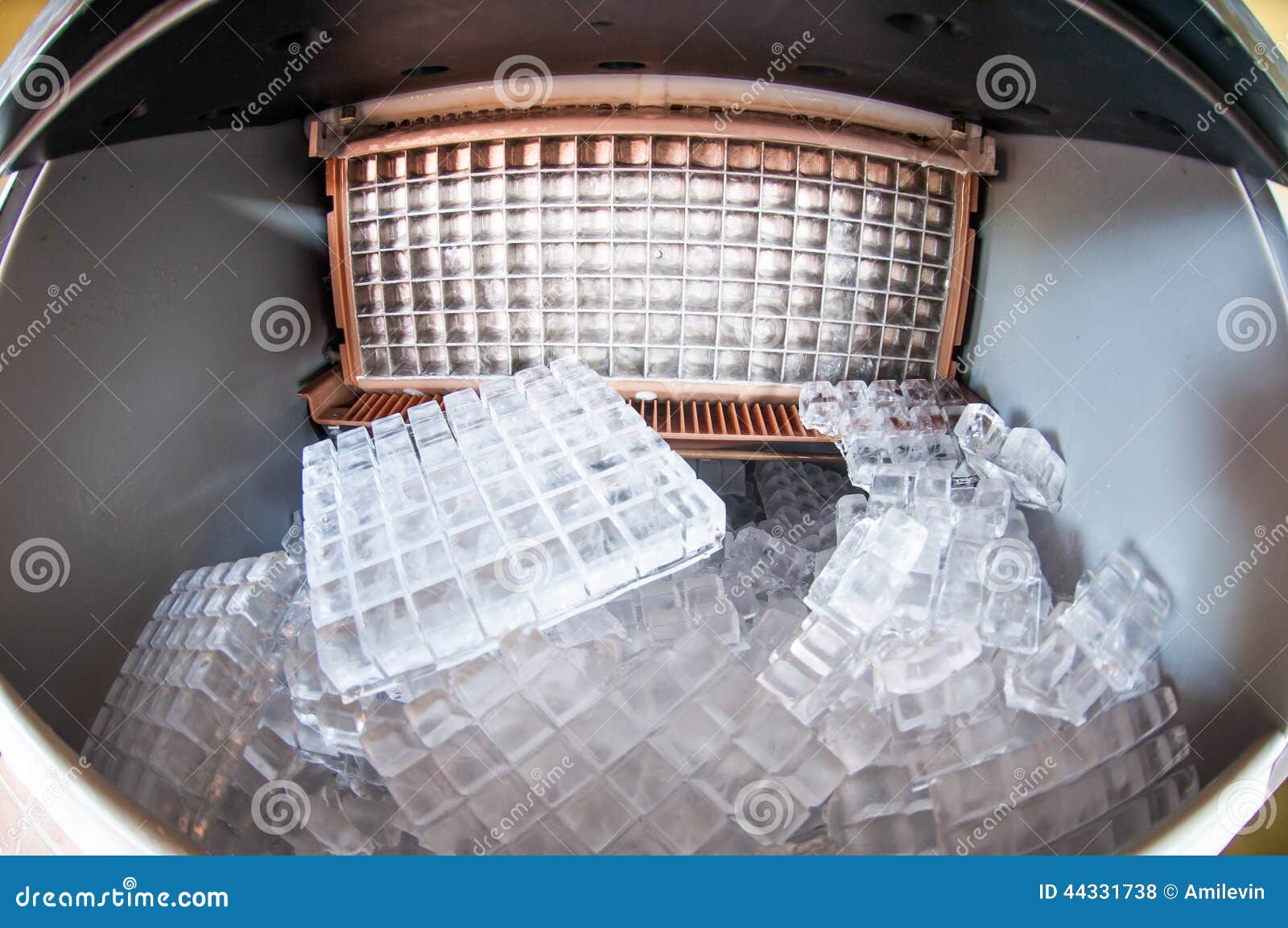 Ice machine stock photo. Image of water, interior, machine - 44331738