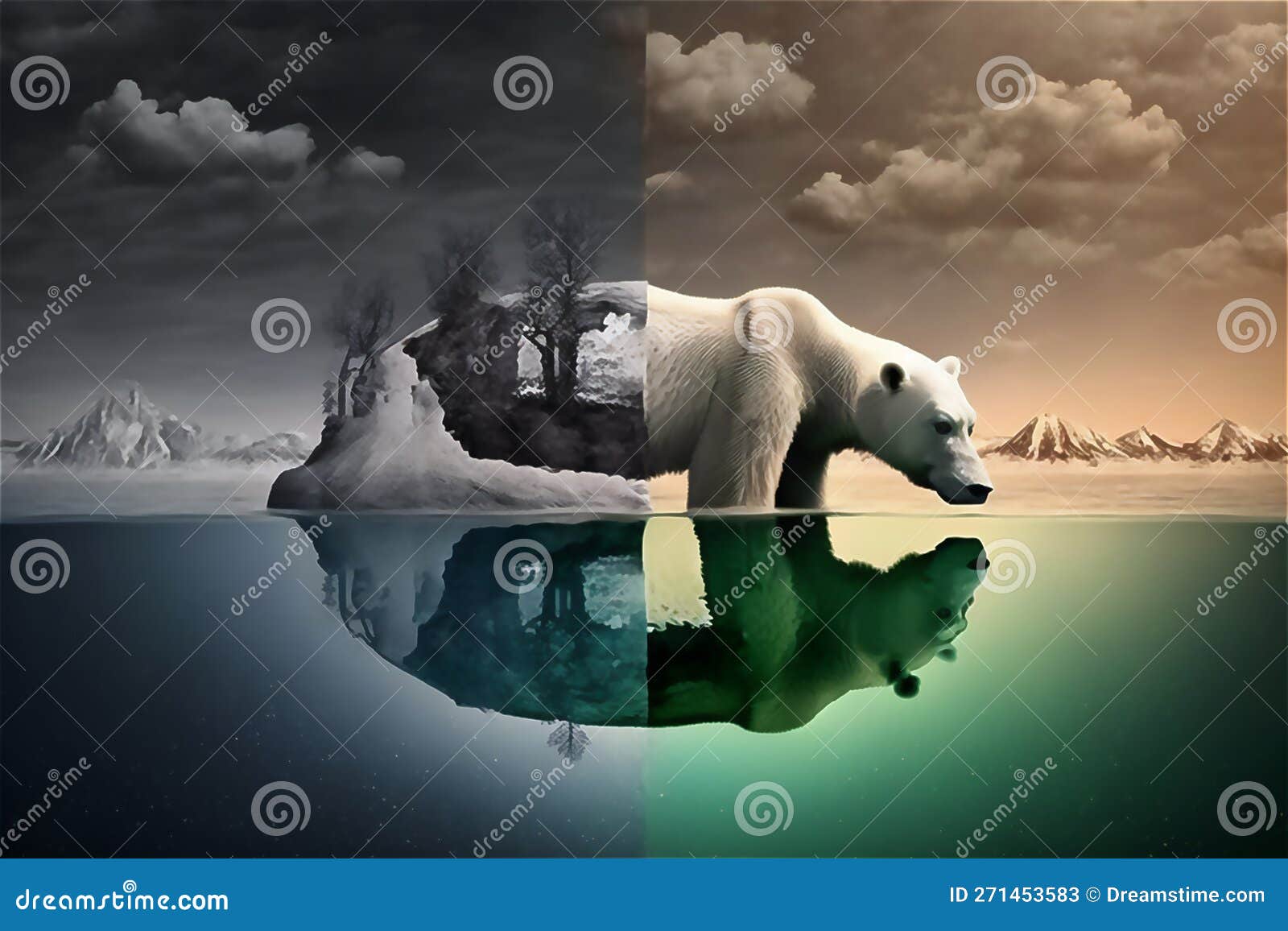 Ice Melting, Global Warming, Pollution and Climate Change Problem of ...