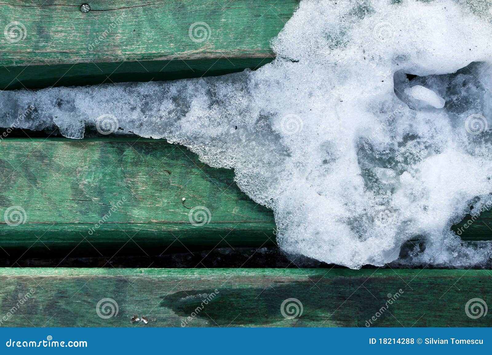 Ice Melting on Wood Texture Stock Photo - Image of melt, water: 18214288