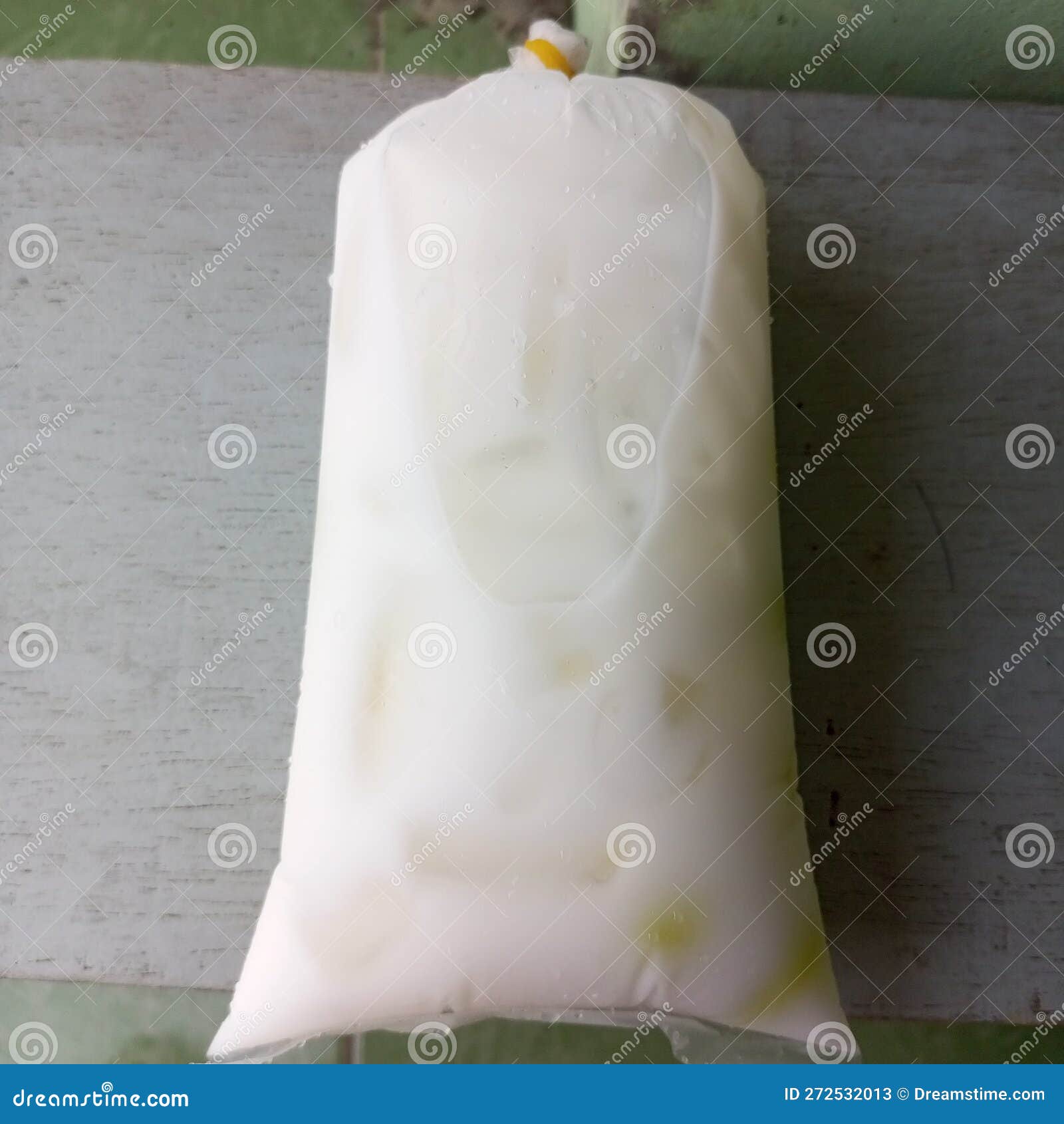 Ice Mixed with Fruit and Milk Stock Image - Image of green, dish: 272532013