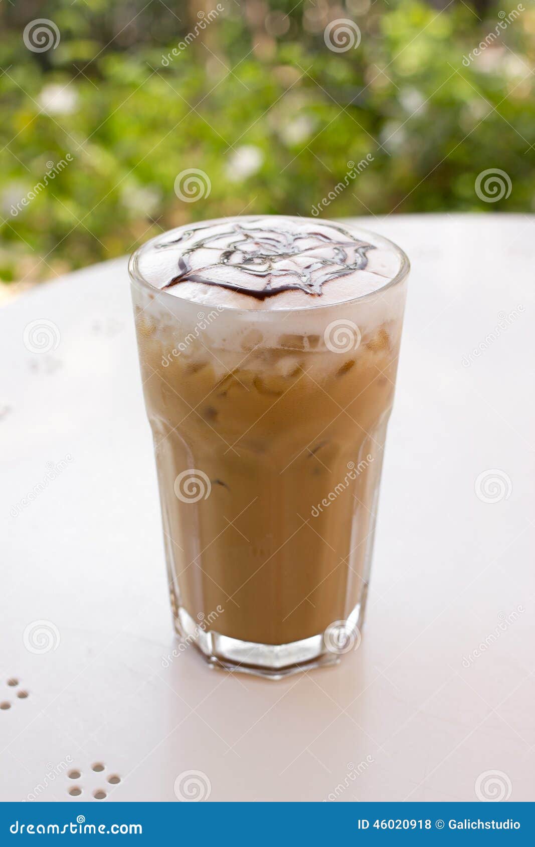 Ice mocca coffee. stock photo. Image of coffee, beverage - 46020918