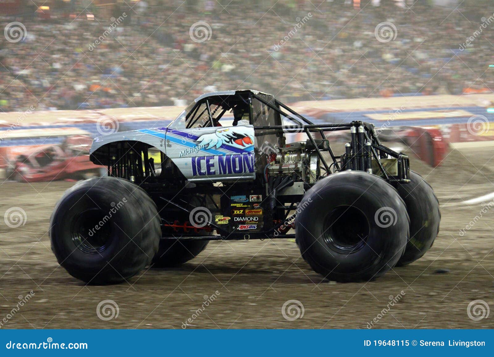 Ice Monster Monster Jam 2011 Editorial Image - Image of center, lagana ...