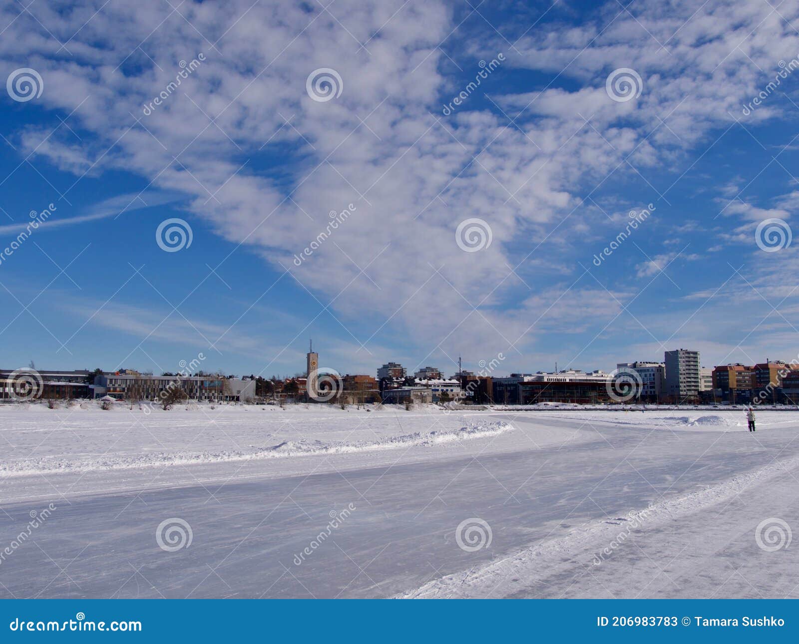 Ice Motion Road in Lulea Zero Virus Editorial Stock Photo - Image of ...