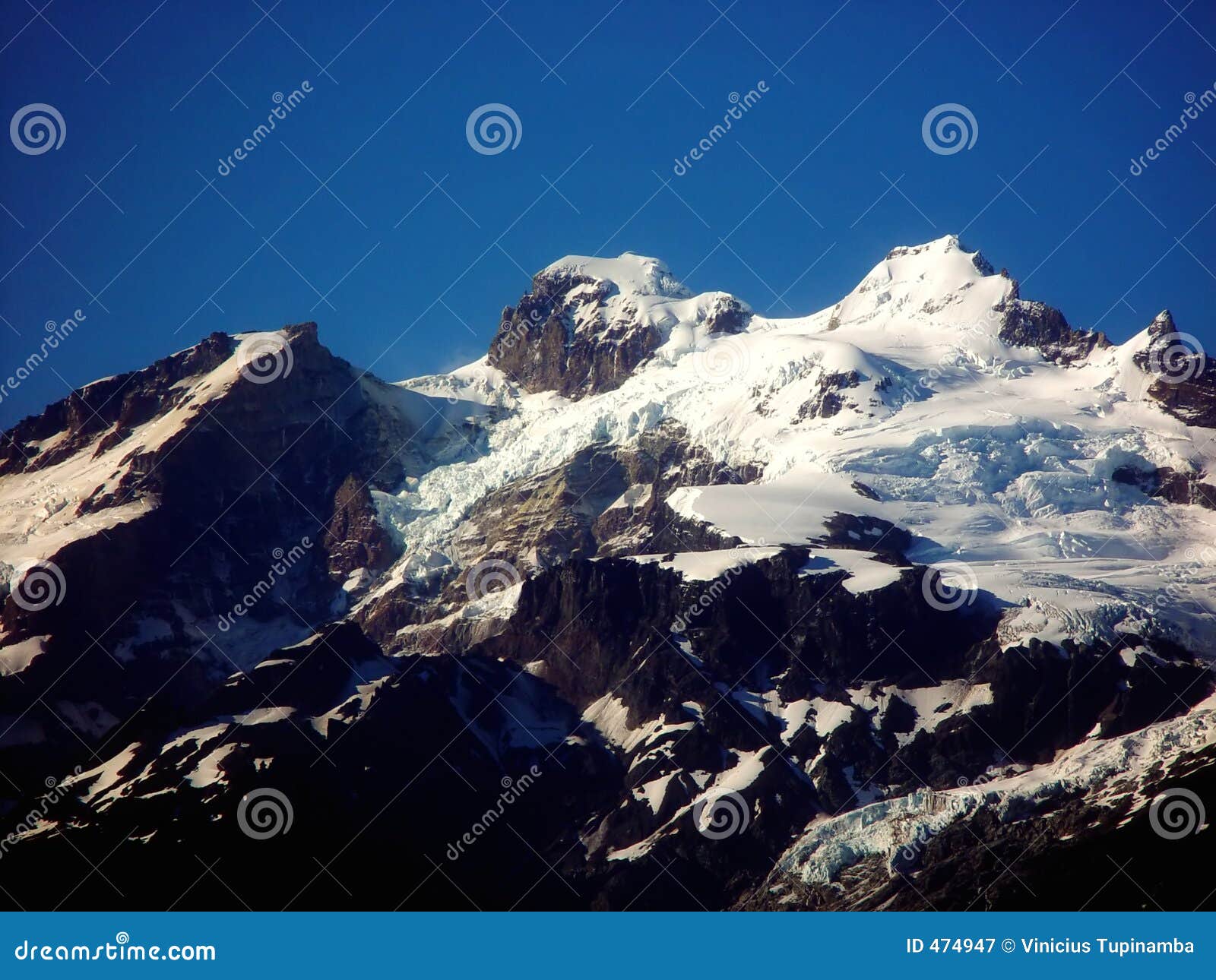 Ice Mountain stock image. Image of ande, summer, winter - 474947