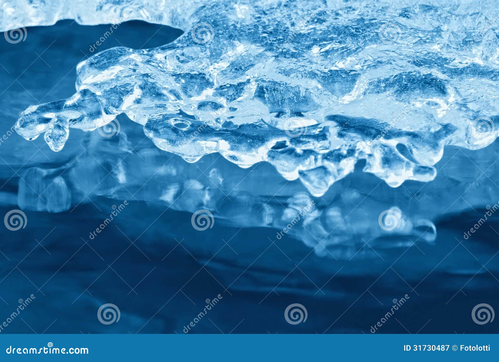 Ice over the water stock image. Image of beautiful, weather - 31730487