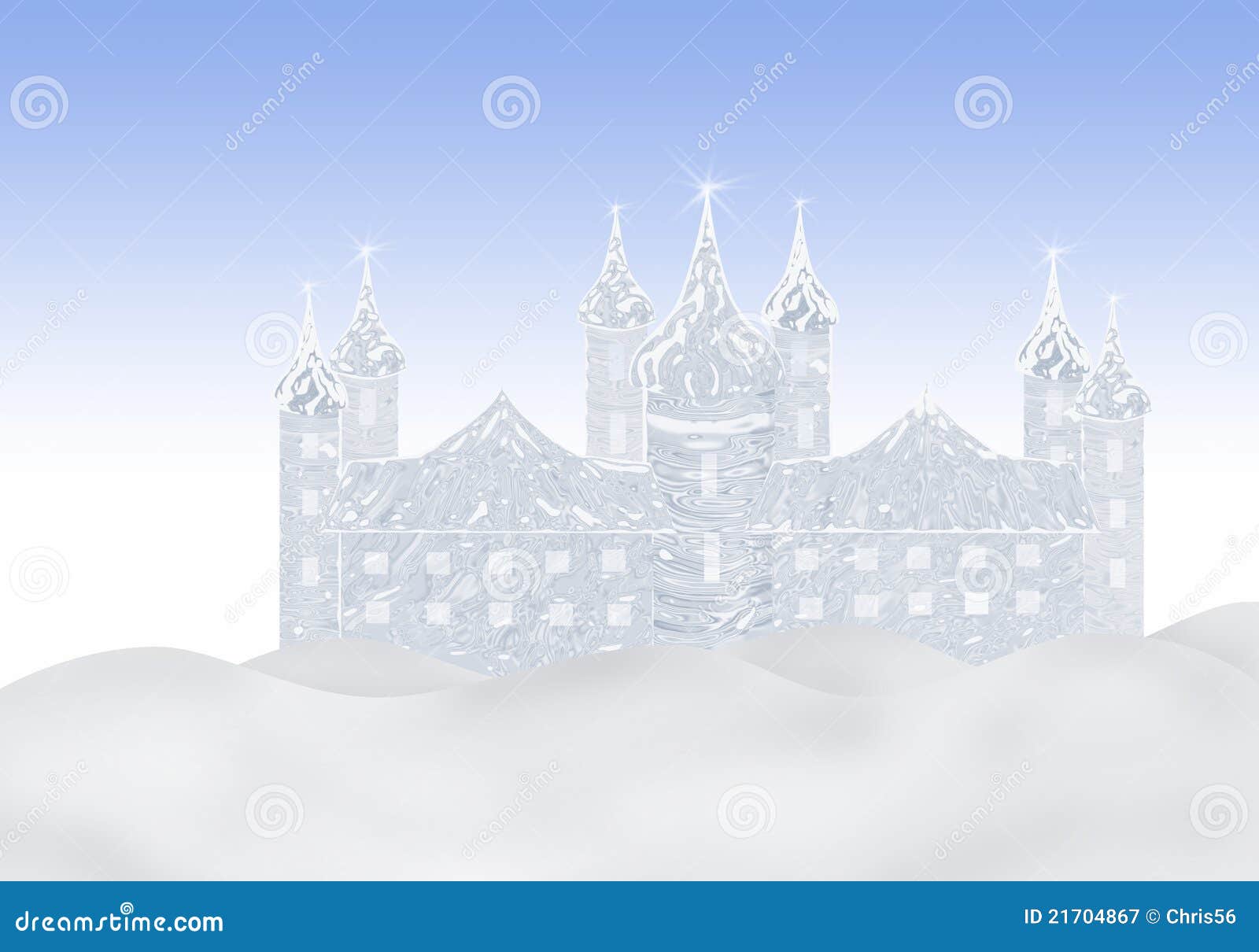Ice Palace stock illustration. Illustration of freeze - 21704867