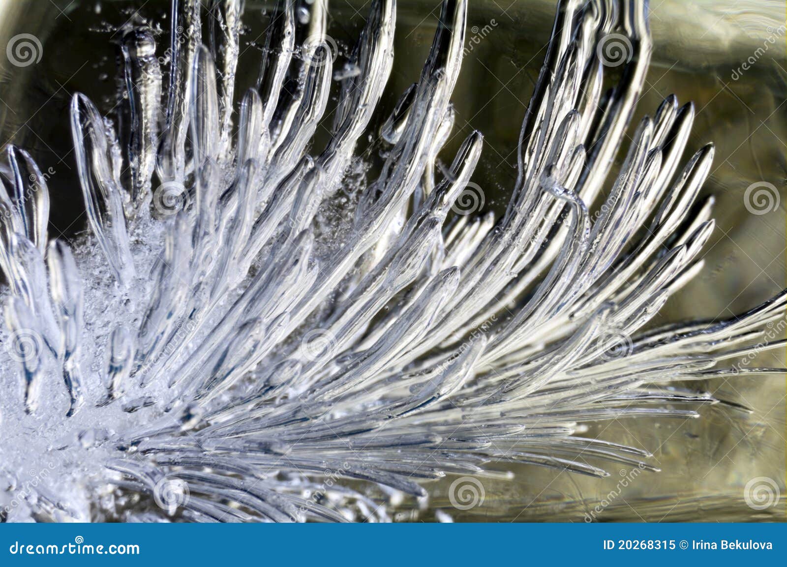 Ice pattern stock image. Image of close, cold, water - 20268315