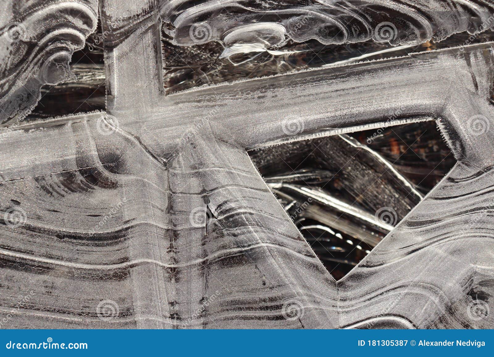 Ice Pattern Surface Background Texture Stock Image - Image of freeze ...