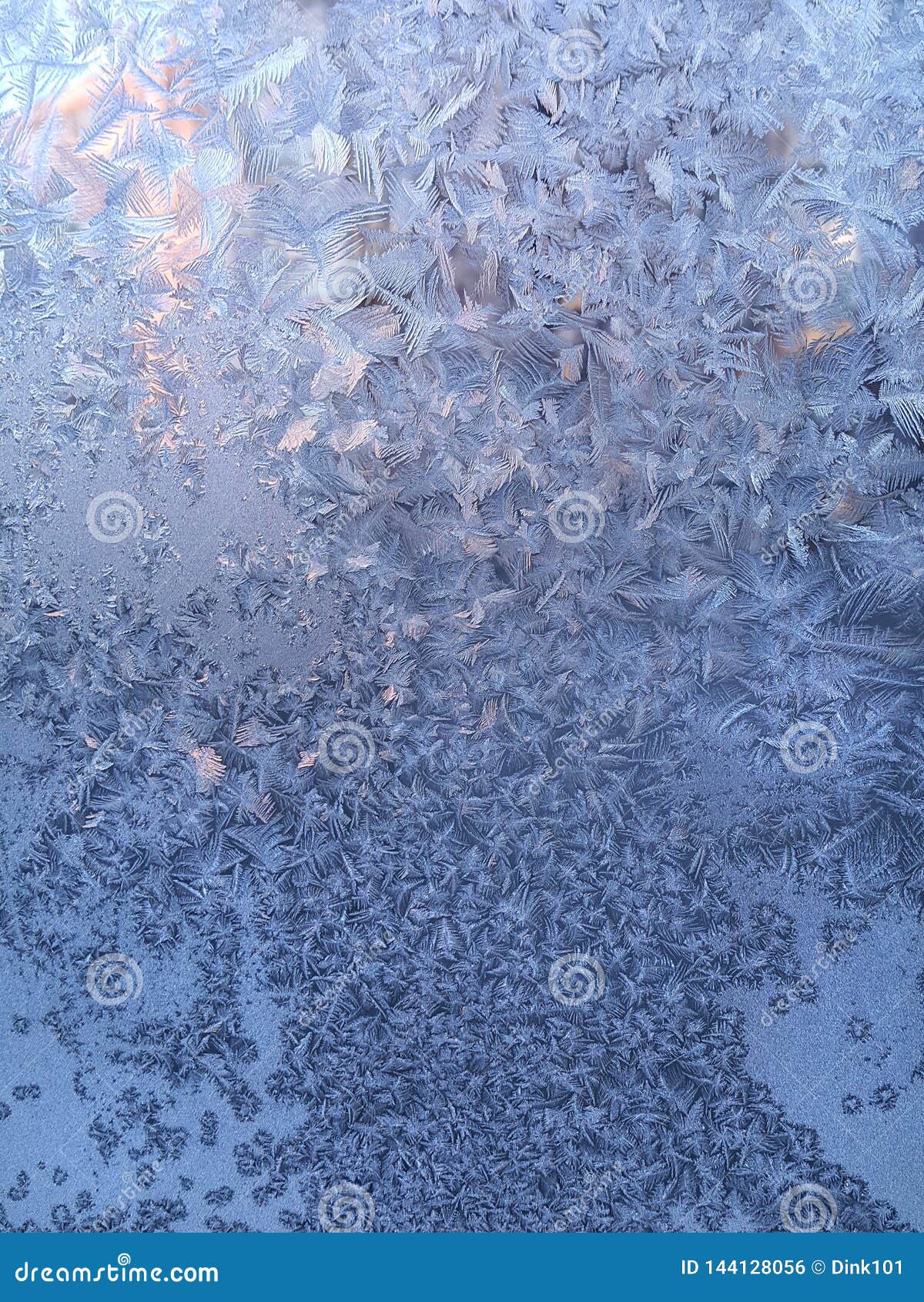 Ice Pattern on Winter Glass Stock Photo - Image of close, beauty: 144128056