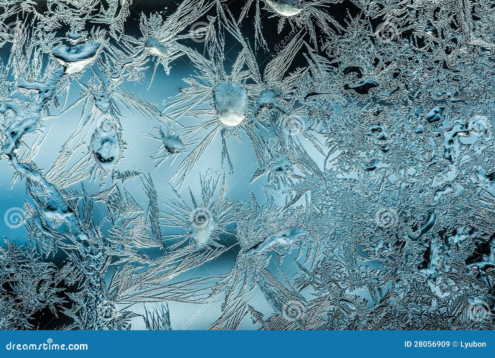 Ice patterns stock image. Image of frost, snowflakes - 28056909