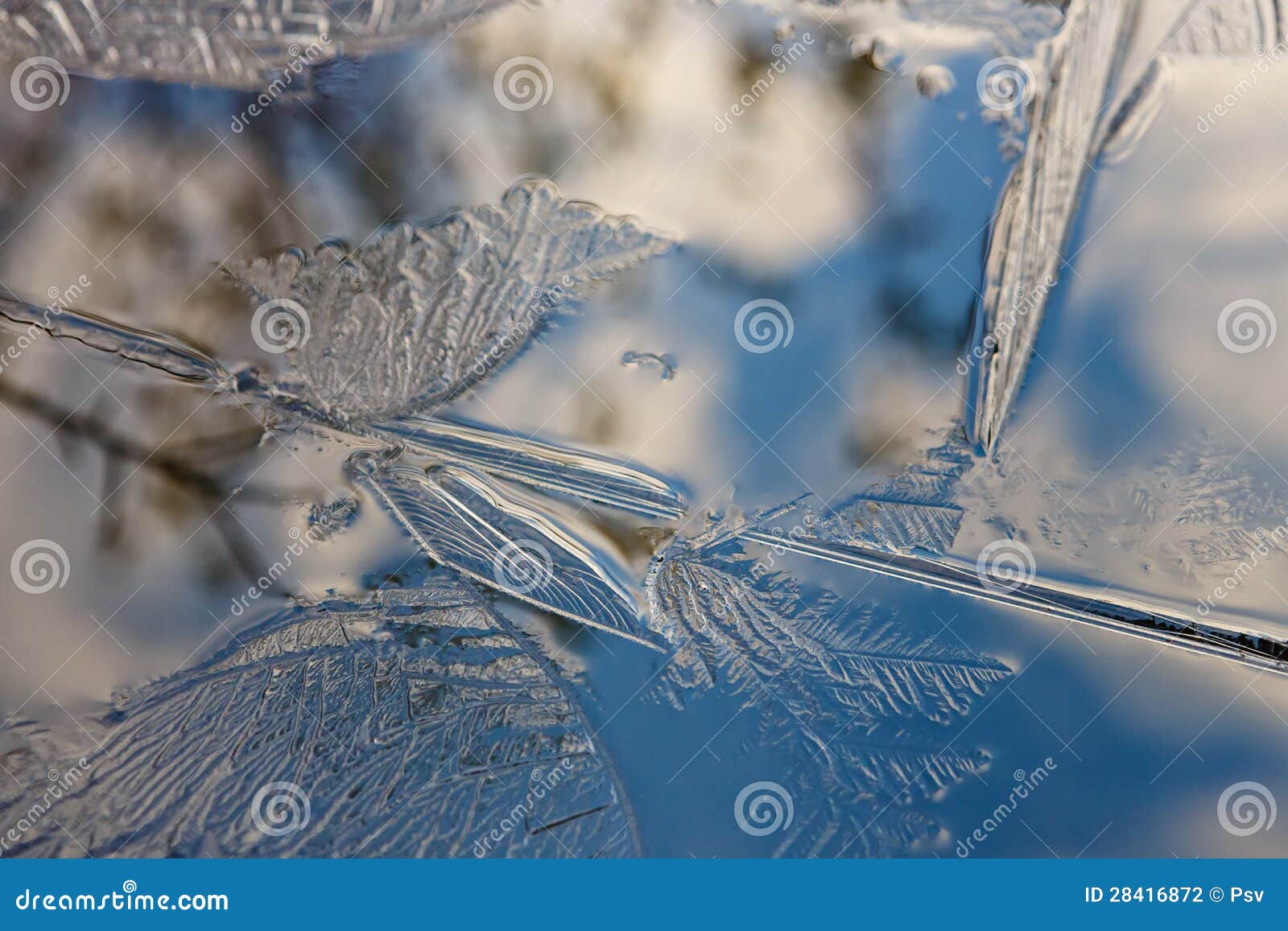 Ice patterns stock photo. Image of imagery, textured - 28416872