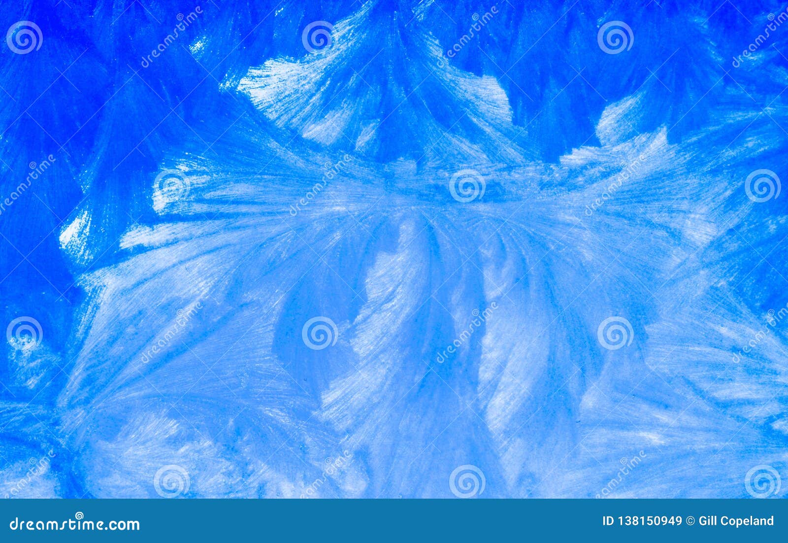Ice patterns on a window stock illustration. Illustration of design ...