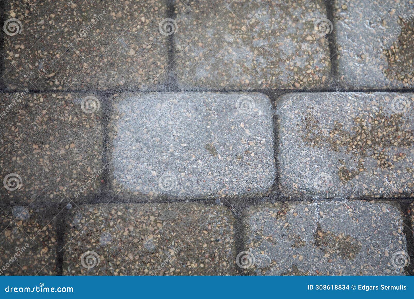 Ice on Pavement, Slippery Sidewalks in Winter Stock Photo - Image of ...