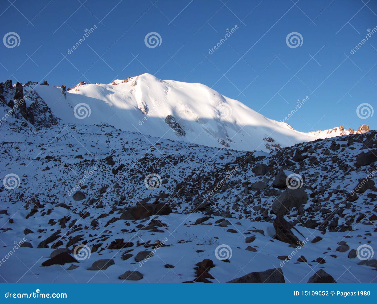 Ice peak stock photo. Image of mountain, climbing, grass - 15109052