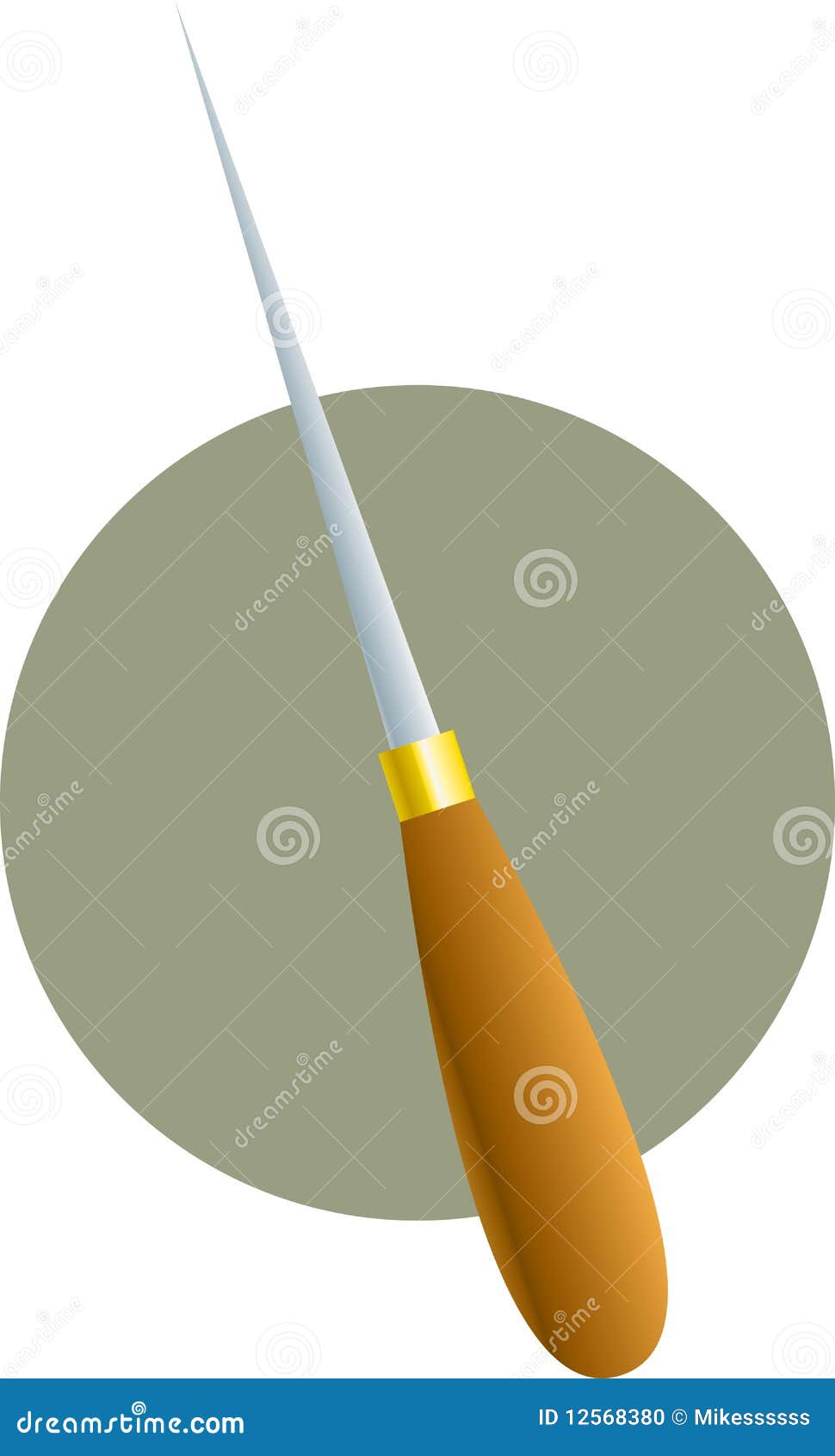 Ice pick tool illustration stock illustration. Illustration of breaker ...