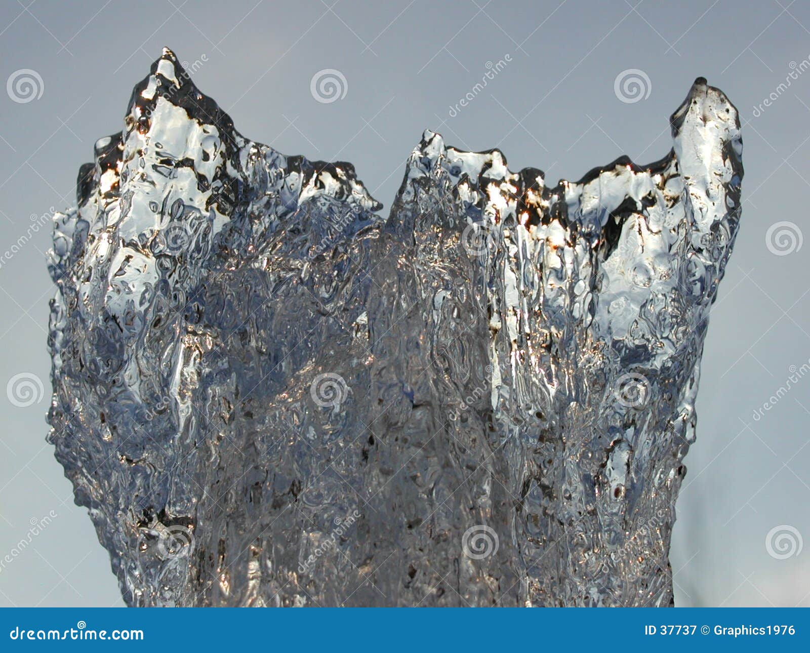 Ice piece stock image. Image of blue, glass, cold, frozen - 37737