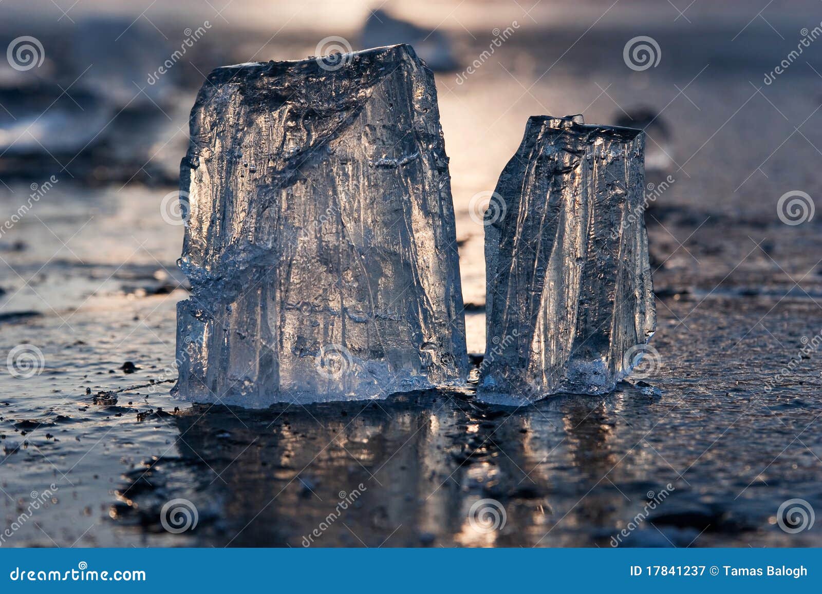 Ice pieces stock image. Image of reflect, frozen, light - 17841237
