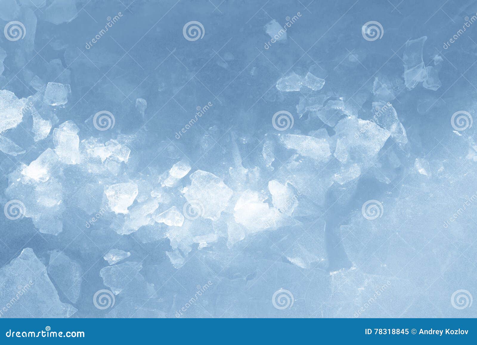 Ice Pieces Frozen Water Background Stock Image - Image of frosty ...