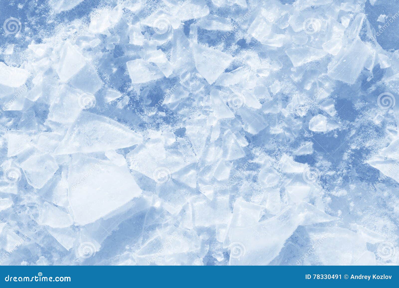 Ice Pieces Frozen Water Background Stock Image - Image of icicle ...
