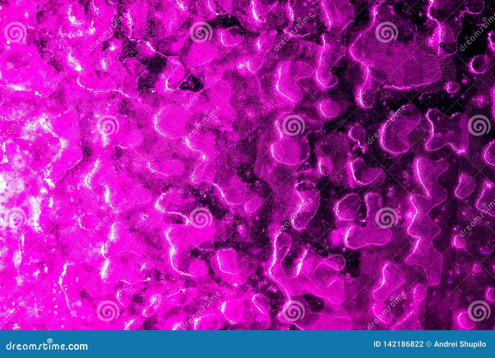 Ice on Pink Glass As Abstract Background Stock Photo - Image of fashion ...