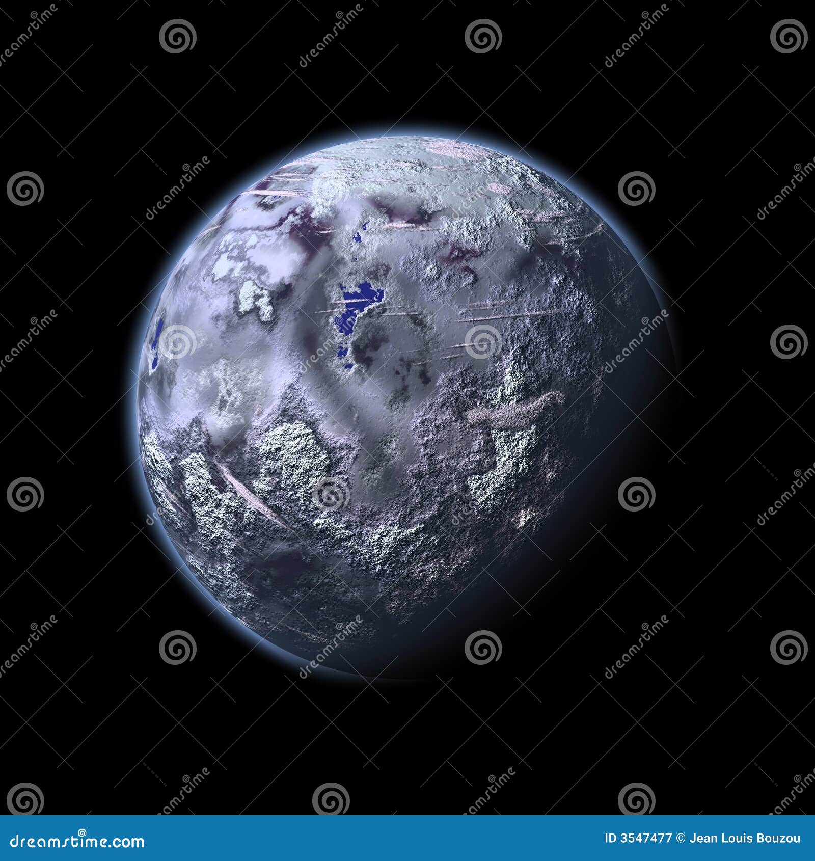 Ice planet stock illustration. Illustration of geographical - 3547477