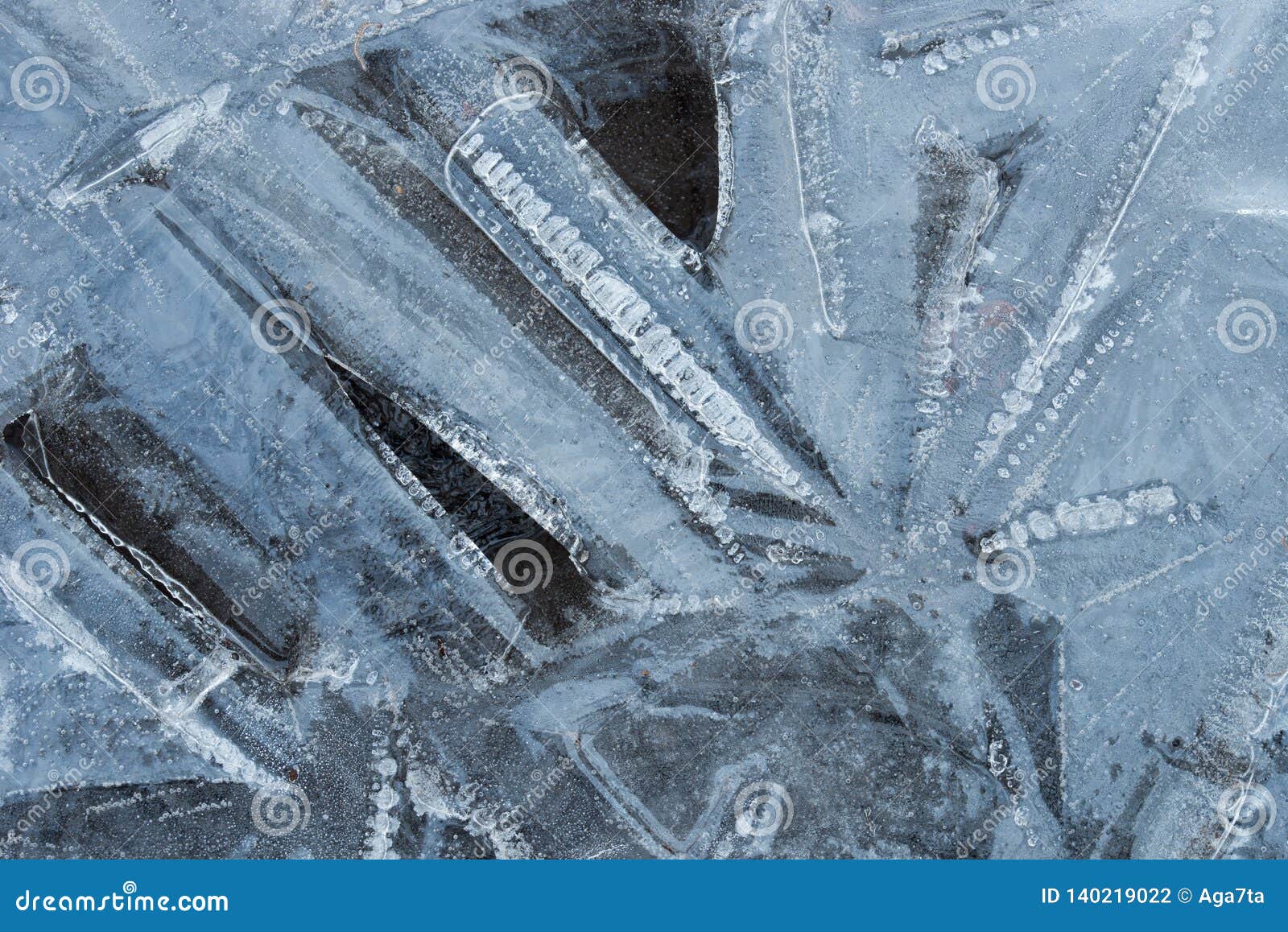 Ice on Pool Background Texture Stock Photo - Image of frozen ...