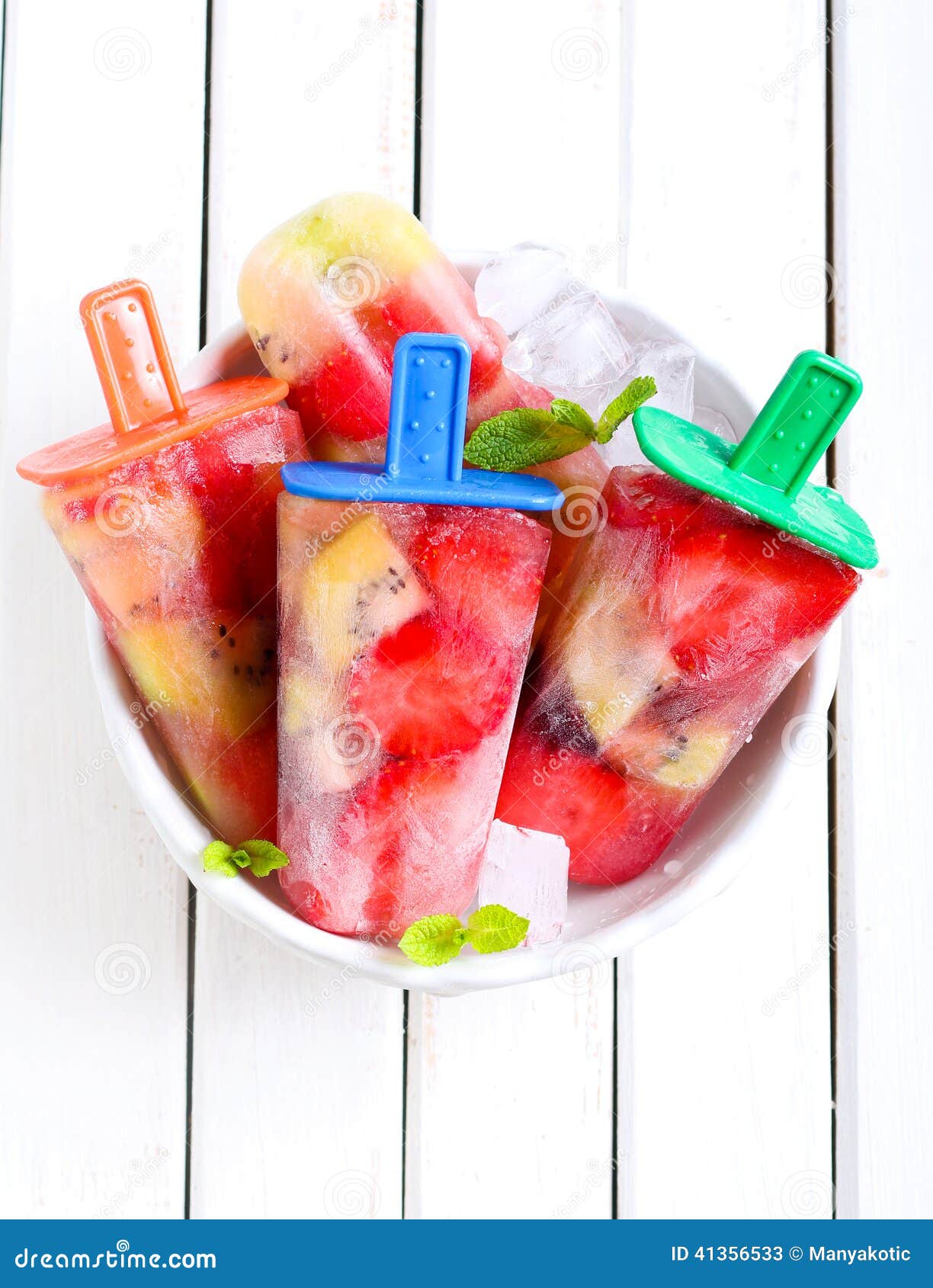 Ice Pops stock image. Image of frozen, healthy, cold - 41356533