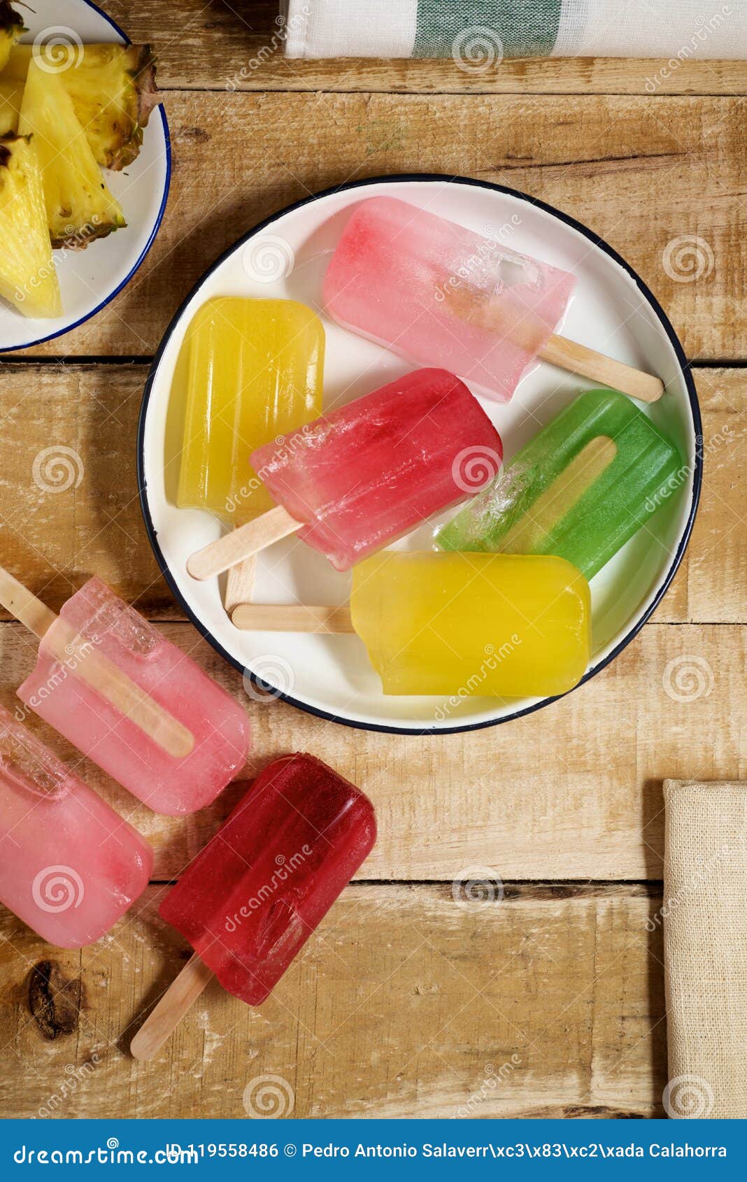 Ice popsicles view stock photo. Image of lollipop, lollypop - 119558486