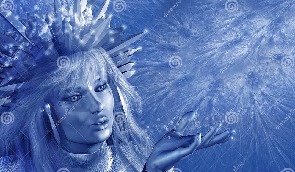 Ice Princess stock illustration. Illustration of princess - 1606341
