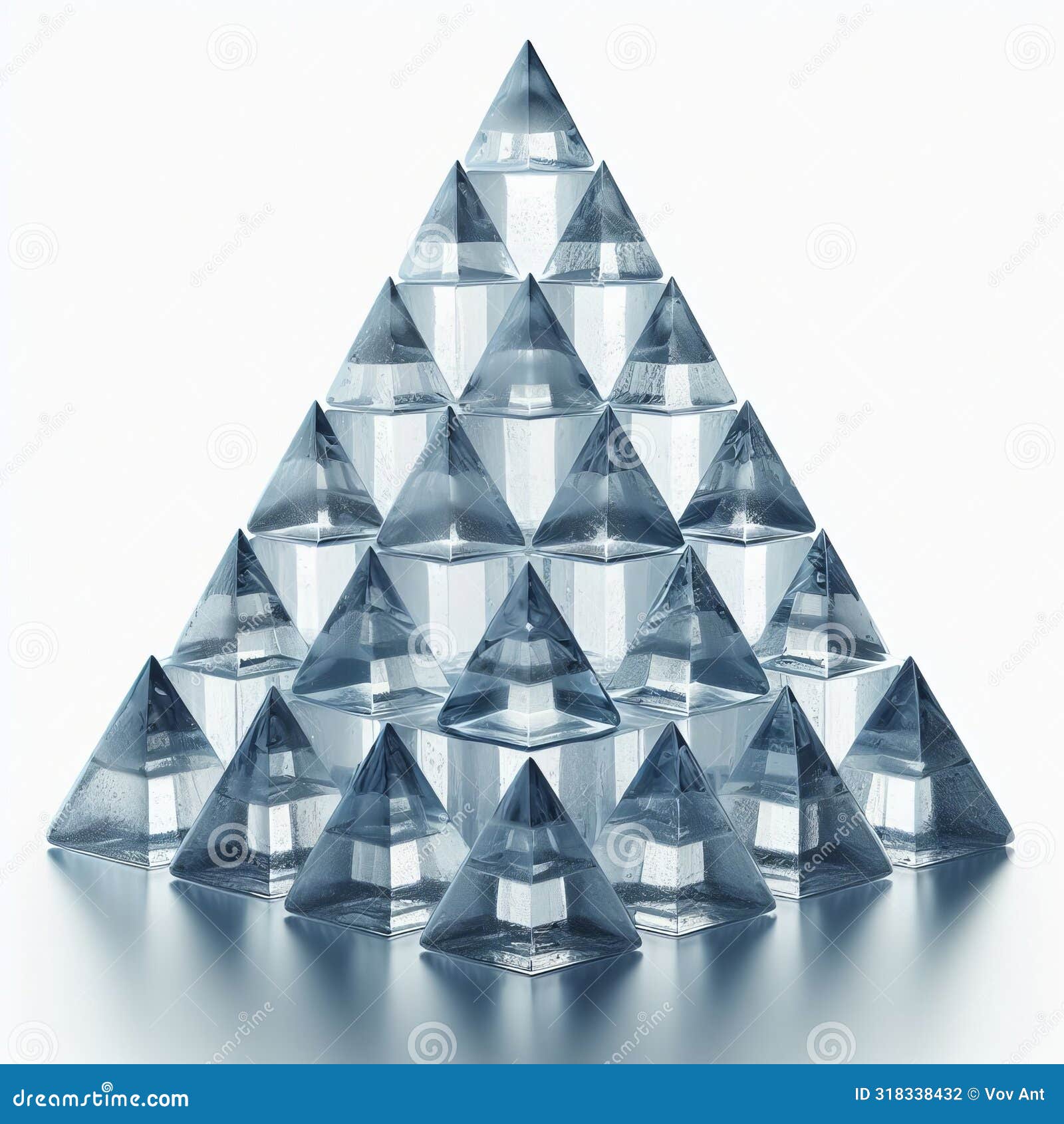 Ice Pyramids Pyramid Shaped Pieces of Ice that are Great for F Stock ...