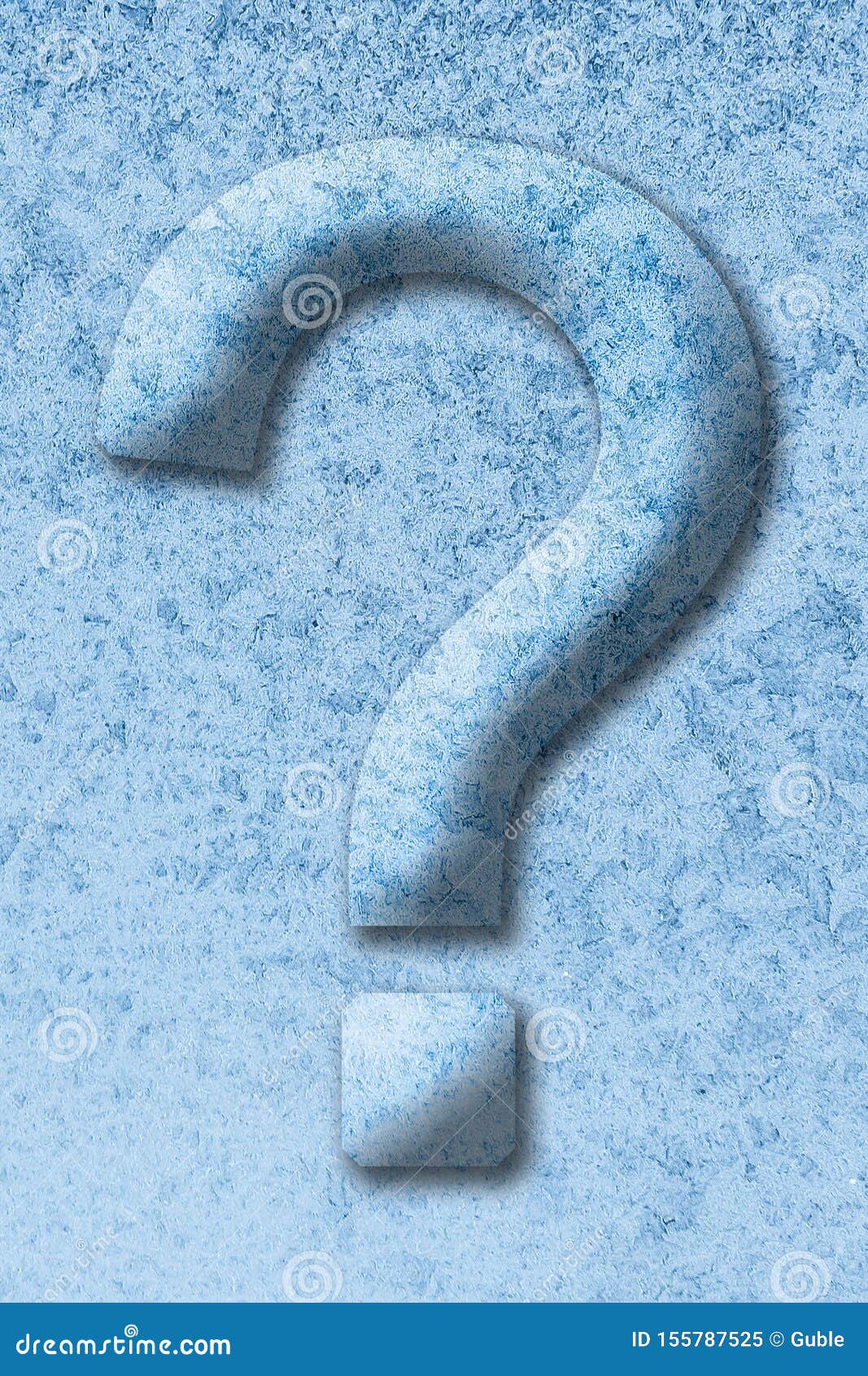 Ice a Question Mark on the Frozen Window Stock Illustration ...