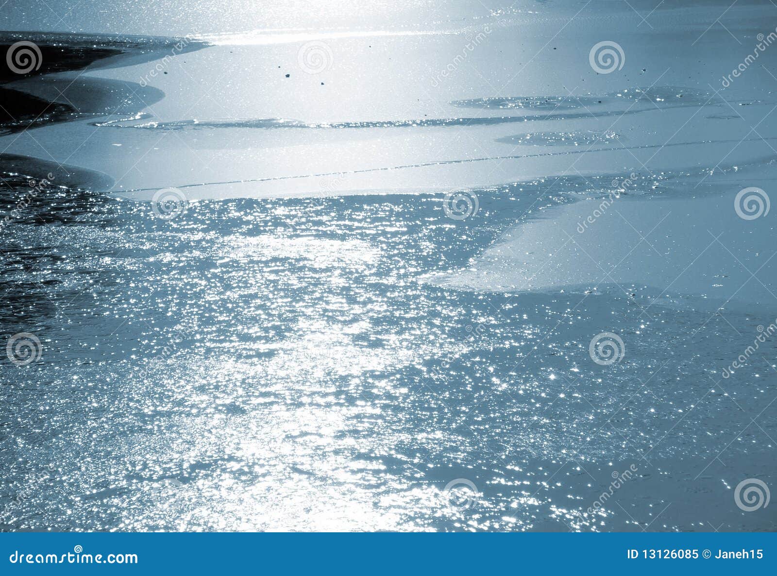 Ice reflections stock image. Image of cold, ripples, white - 13126085