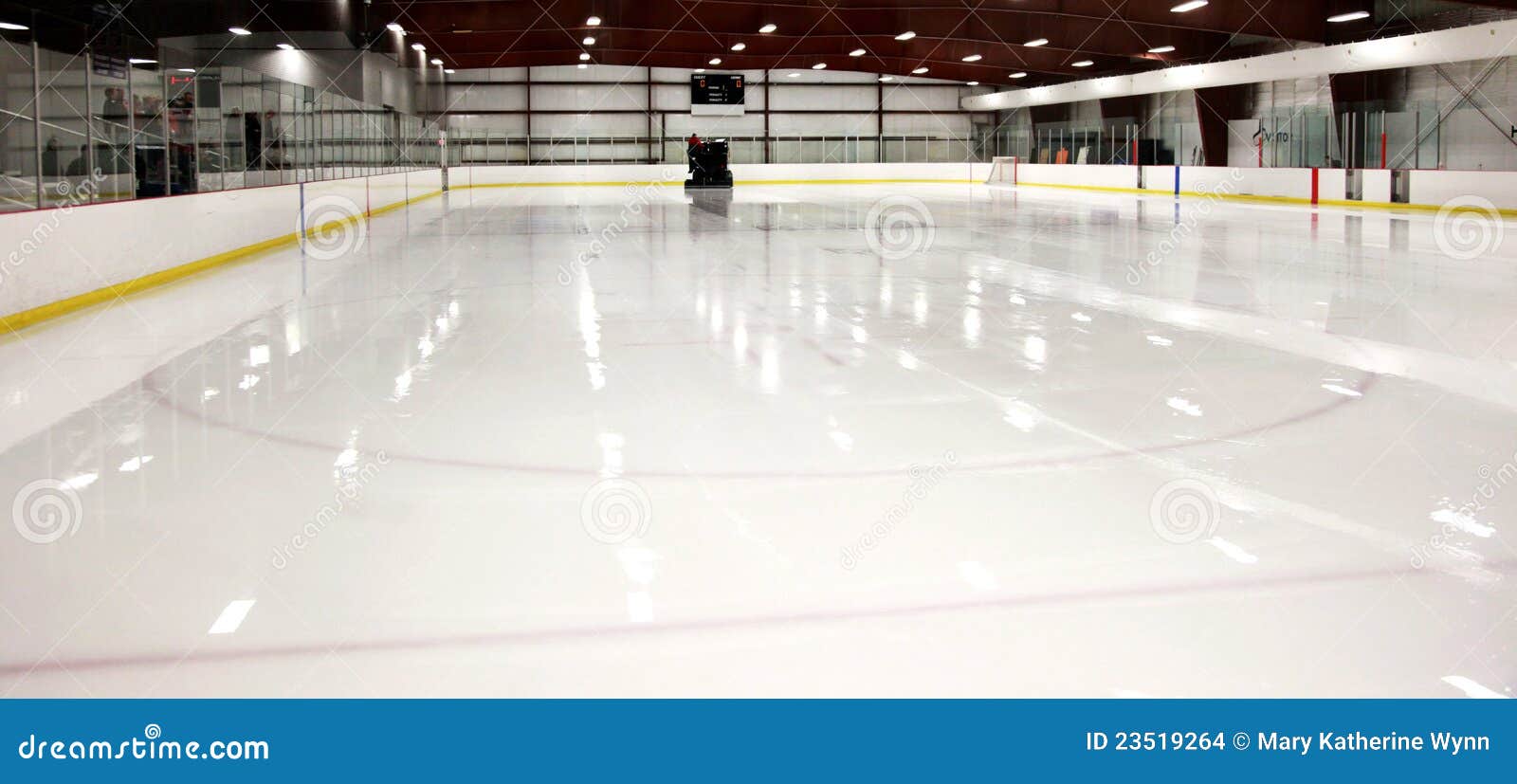 Ice rink stock photo. Image of rink, clean, game, indoor - 23519264