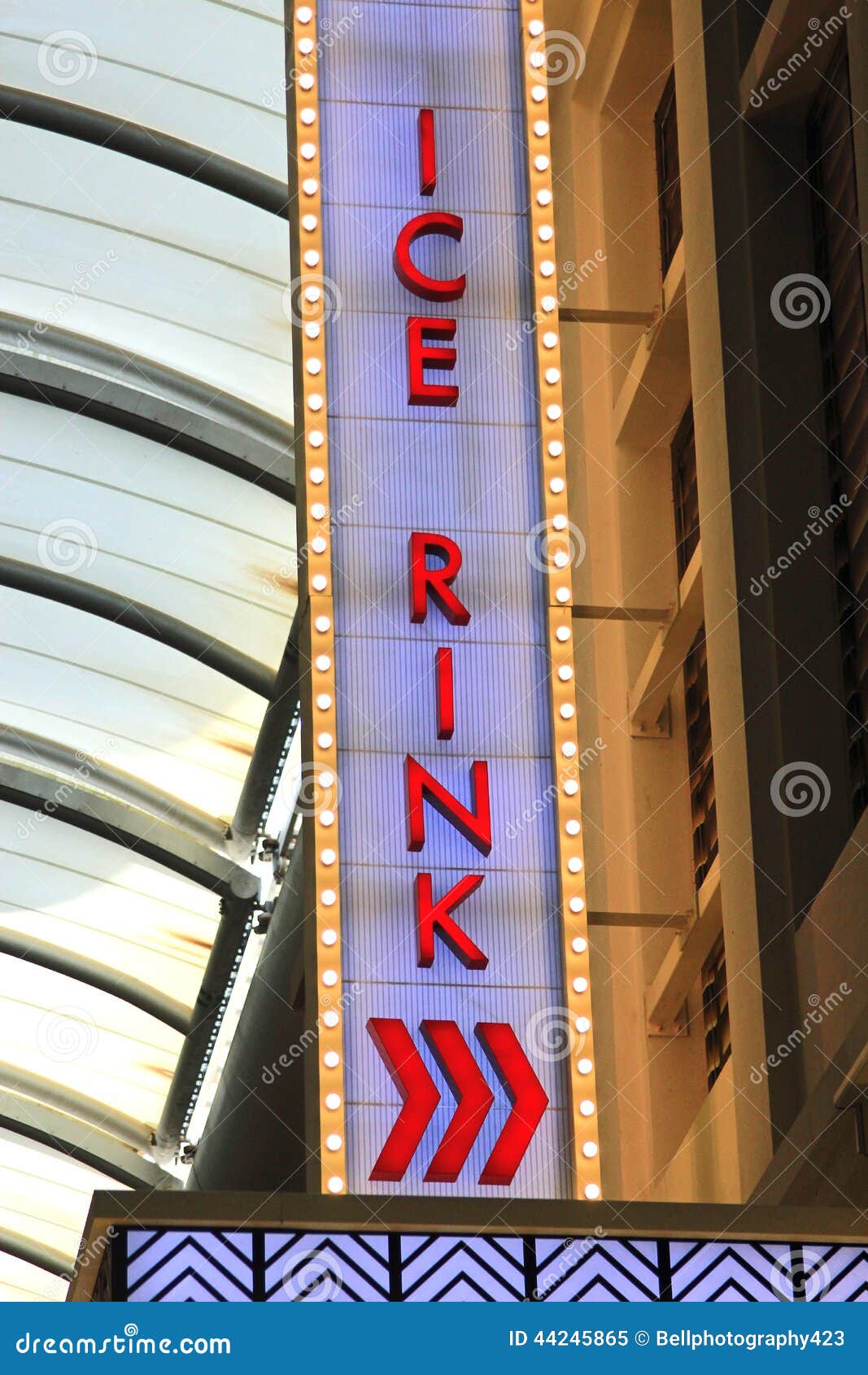 Ice rink sign stock image. Image of sports, skating, leisure - 44245865