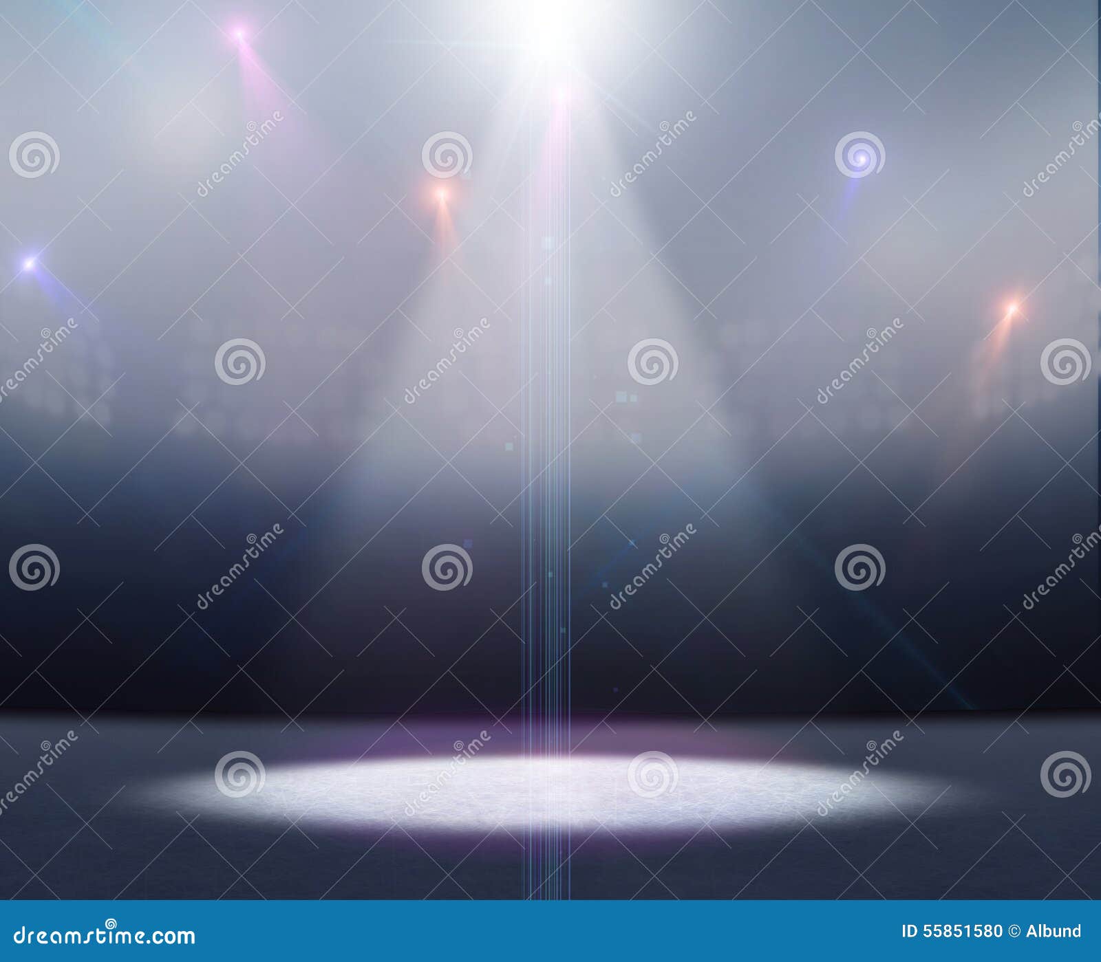 Ice Rink Stadium Spotlight stock photo. Image of night - 55851580